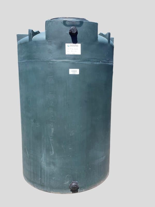 550 Gallon Vertical Water Storage Tank 48”D x 77”H - National Tank